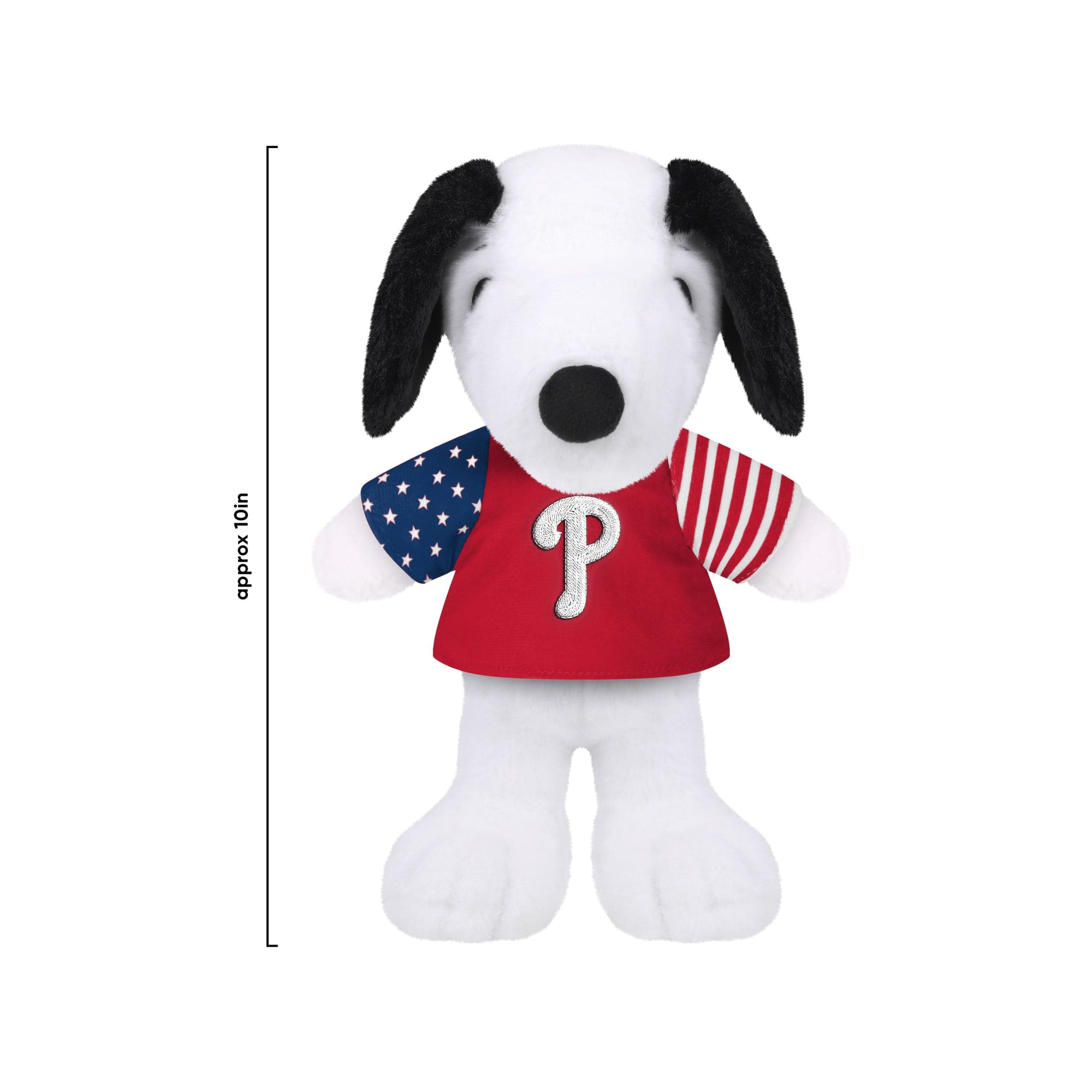 Philadelphia Phillies MLB USA Flag Snoopy Peanuts Team Jersey Plush (P