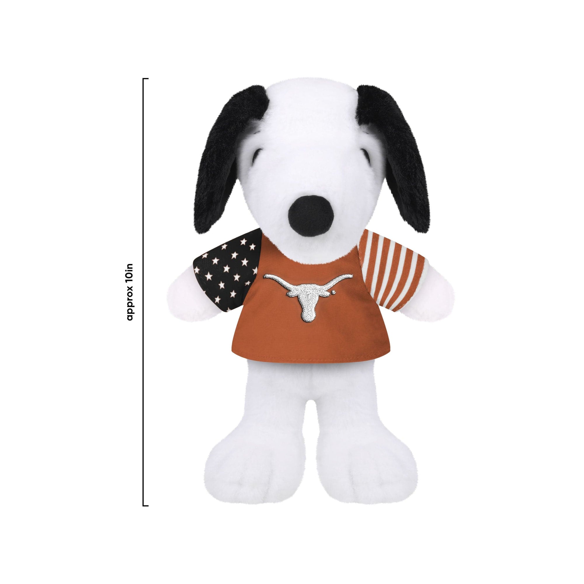 Texas Longhorns NCAA USA Flag Snoopy Peanuts Team Jersey Plush (PREORD