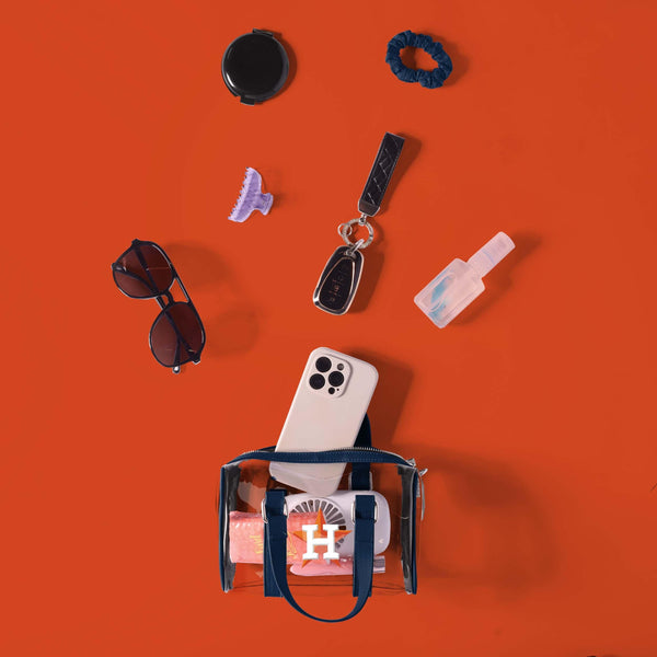 Houston Astros MLB Clear Barrel Bag (PREORDER - SHIPS MID MAY)