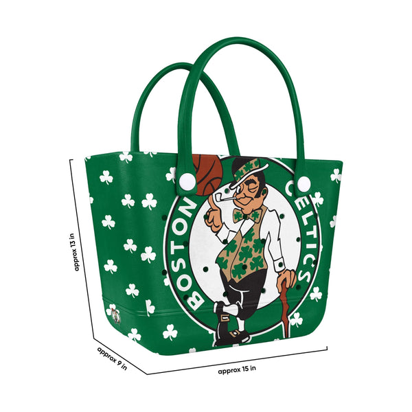 Boston Celtics NBA Big Logo Mini Print Tailgate Tote Bag (PREORDER - S