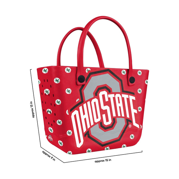 Ohio State Buckeyes NCAA Big Logo Mini Print Tailgate Tote Bag (PREORD