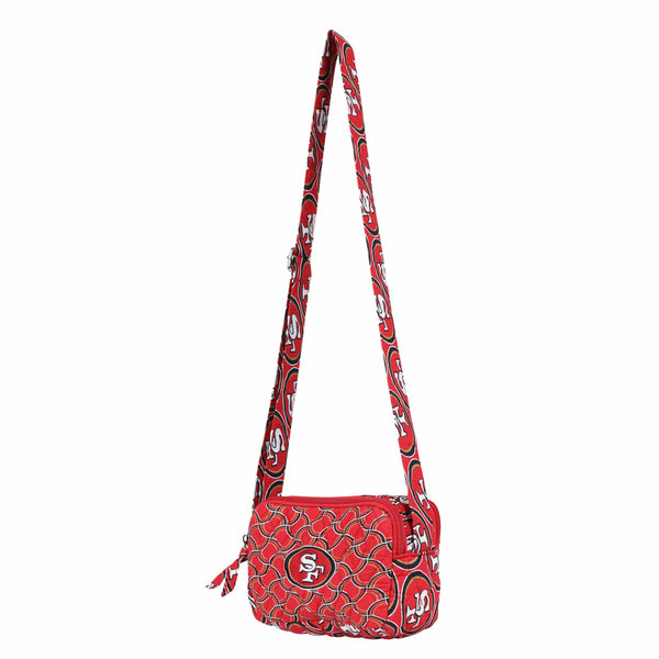 San Francisco 49ers NFL Quilted Crossbody Bag