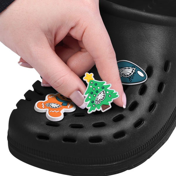 Philadelphia Eagles NFL 6 Pack Holiday Team Clog Charms