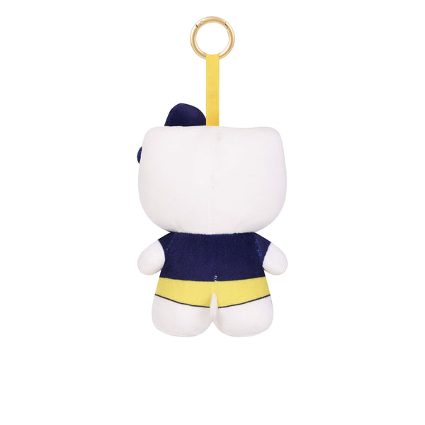Michigan Wolverines NCAA Plush Hello Kitty® Bag Charm Keychain