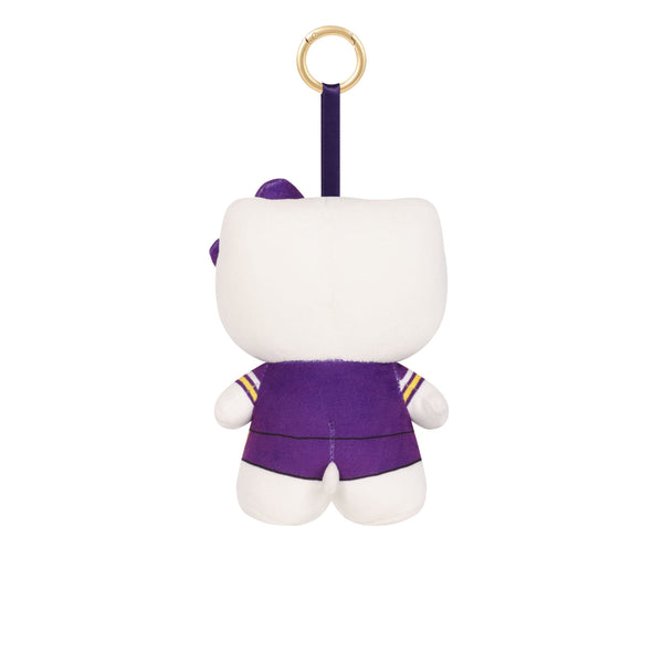 Minnesota Vikings NFL Plush Hello Kitty® Bag Charm Keychain