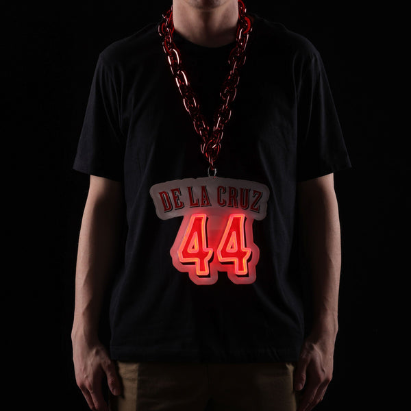 Elly De La Cruz Cincinnati Reds MLB Neon Light Up Big Logo Player Chai