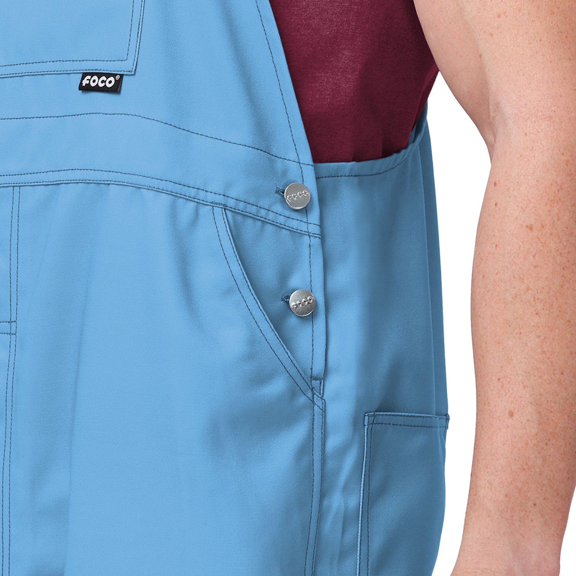 Philadelphia Phillies MLB Mens Powder Blue Big Logo Bib Overalls