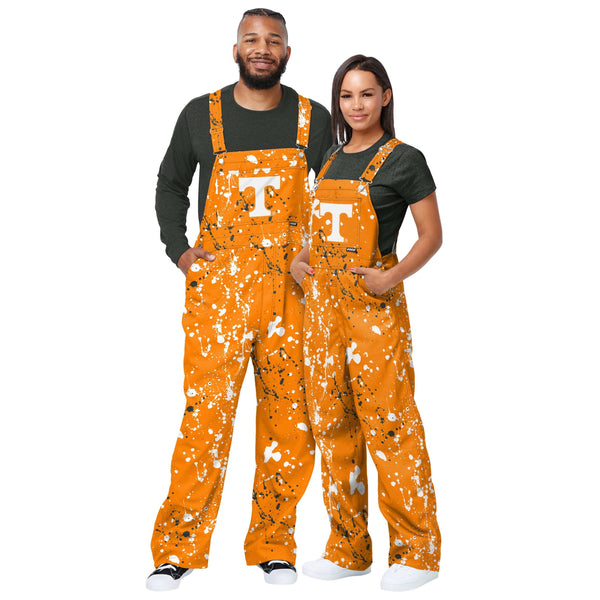 Tennessee Volunteers NCAA Mens Paint Splatter Bib Overalls