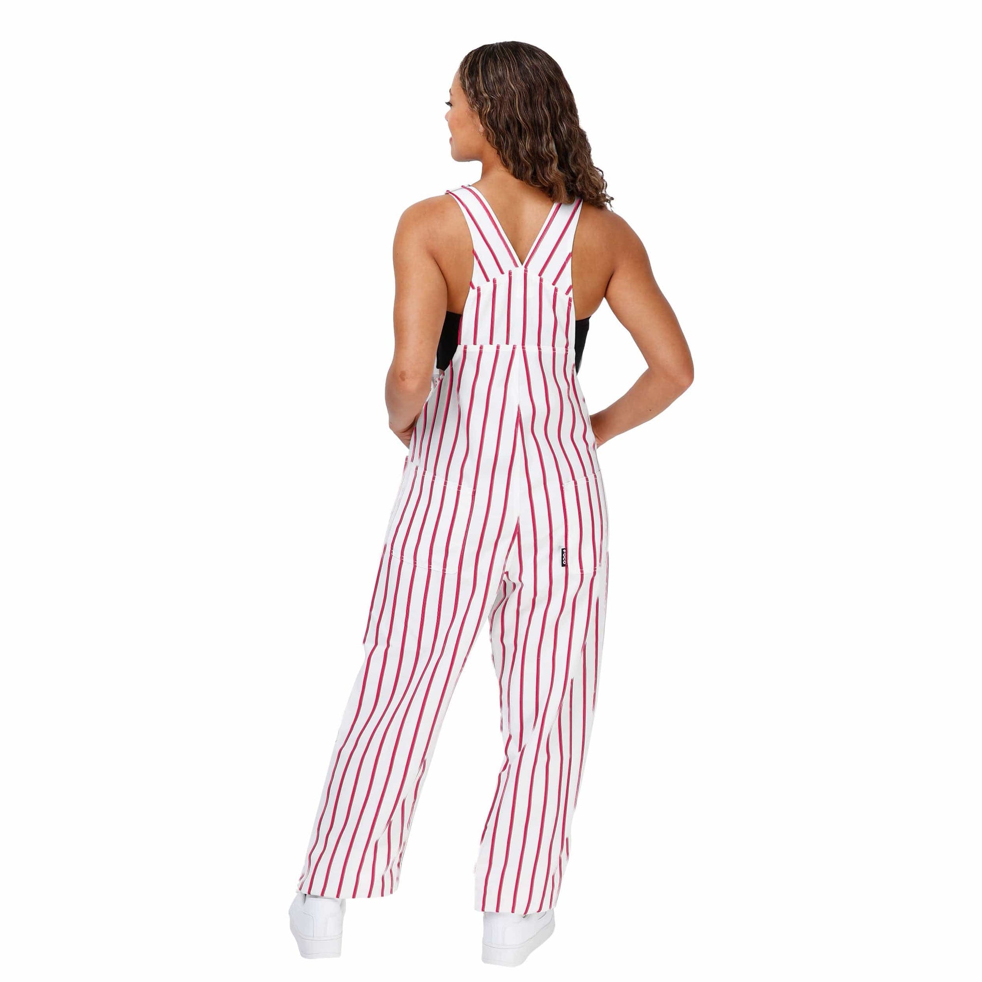 Philadelphia Phillies MLB Womens Pinstripe Bib Overalls