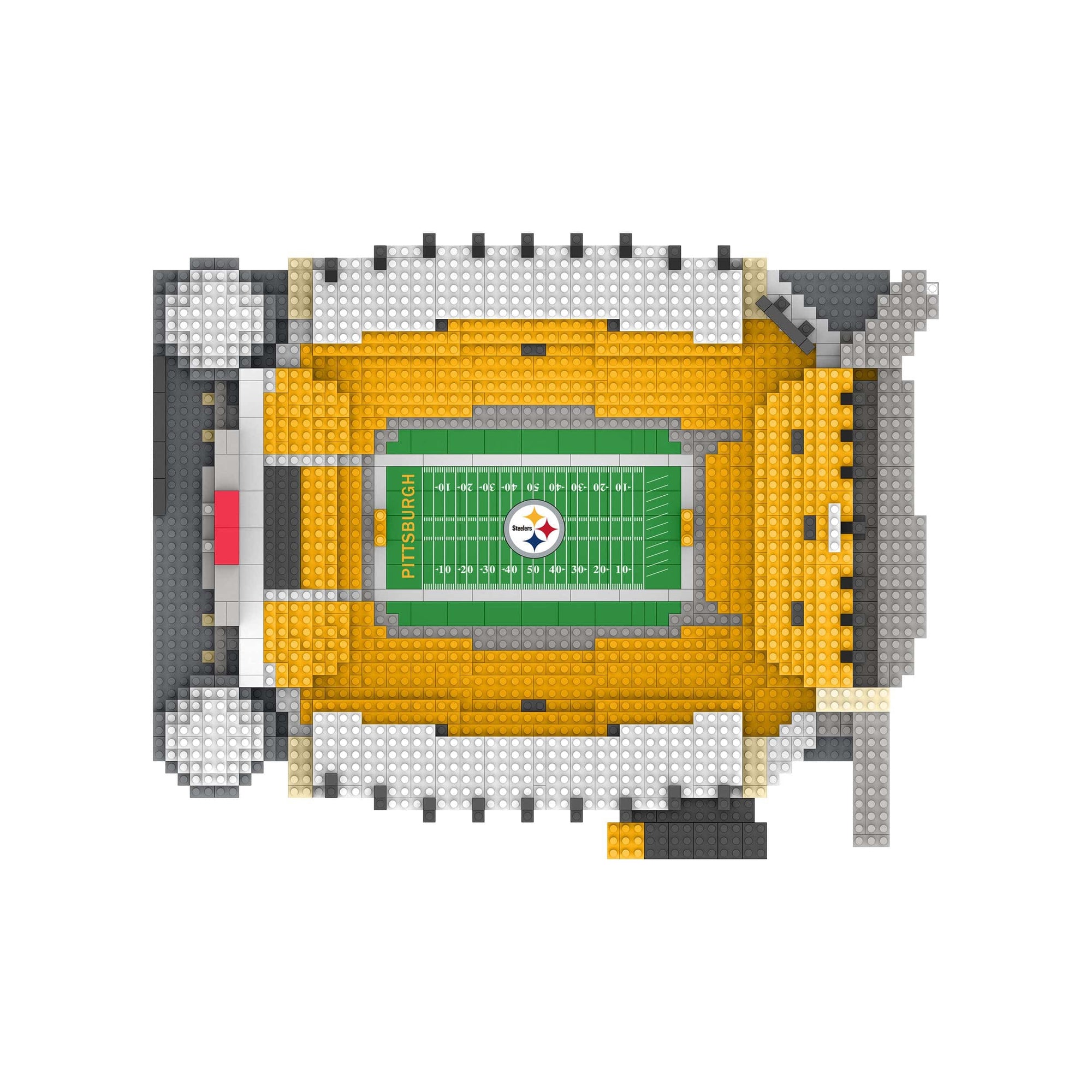 Pittsburgh Steelers NFL 3D BRXLZ Stadium Blocks Set - PREORDER