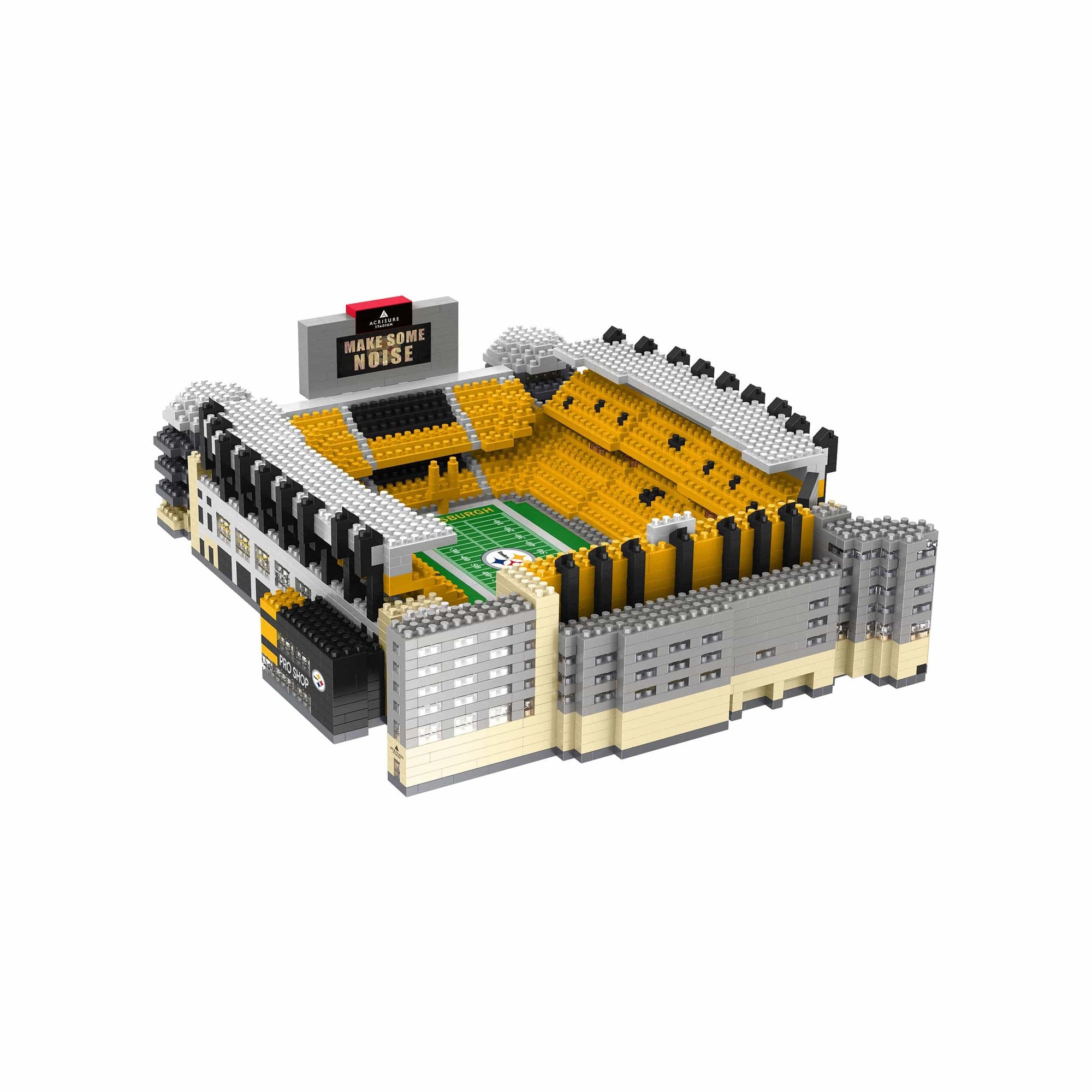 Pittsburgh Steelers NFL 3D BRXLZ Stadium Blocks Set - PREORDER