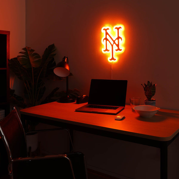 New York Mets MLB LED Neon Light Up Team Logo Sign