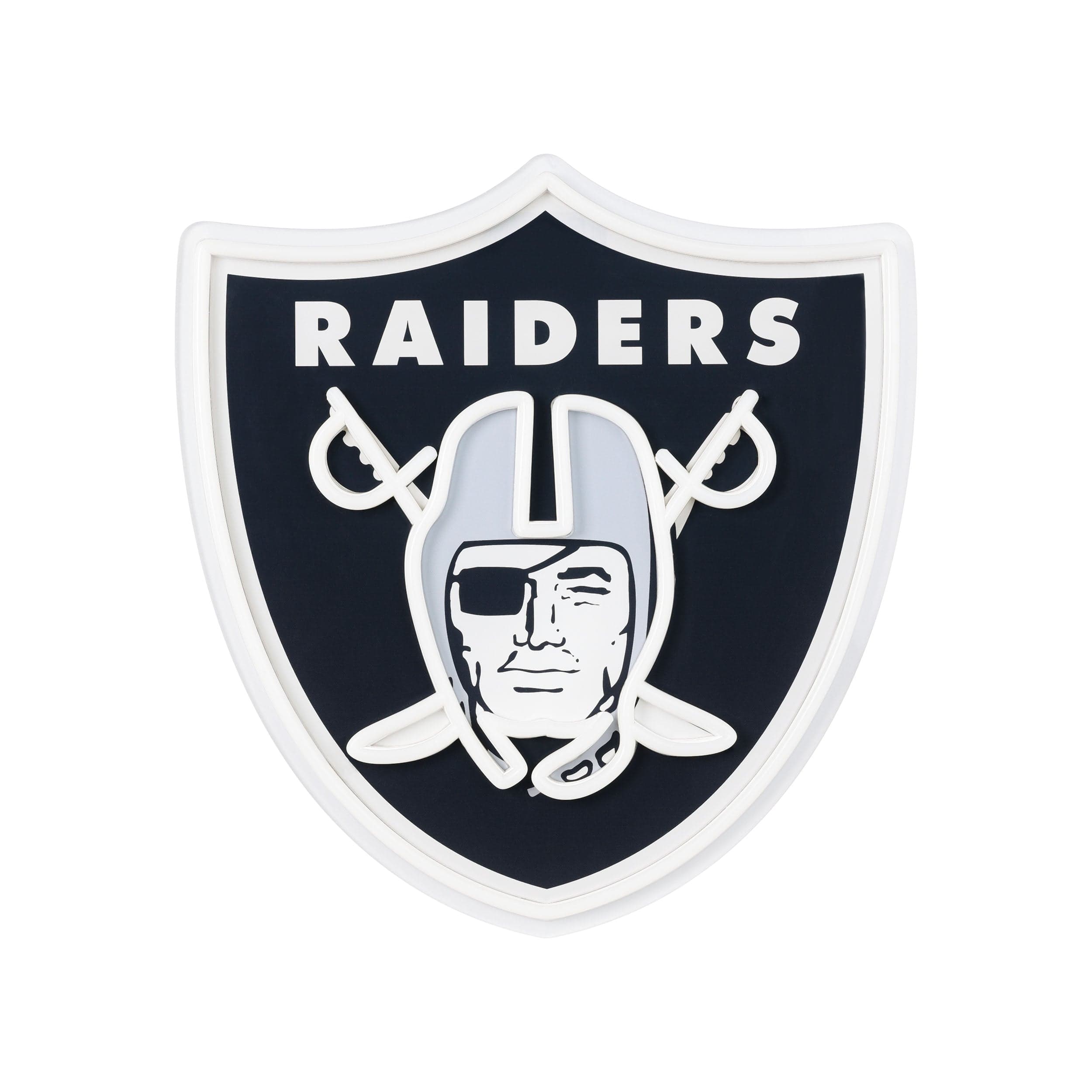 Las Vegas Raiders NFL LED Neon Light Up Team Logo Sign (PREORDER - SHI