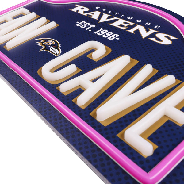 Baltimore Ravens NFL LED Neon Fancave Sign (PREORDER - SHIPS EARLY SEP