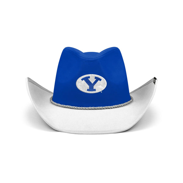 BYU Cougars NCAA Two Tone Cowboy Hat (PREORDER - SHIPS LATE SEPTEMBER)