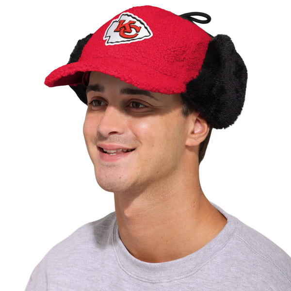 Kansas City Chiefs NFL Sherpa Trapper Cap (PREORDER - SHIPS EARLY NOVE