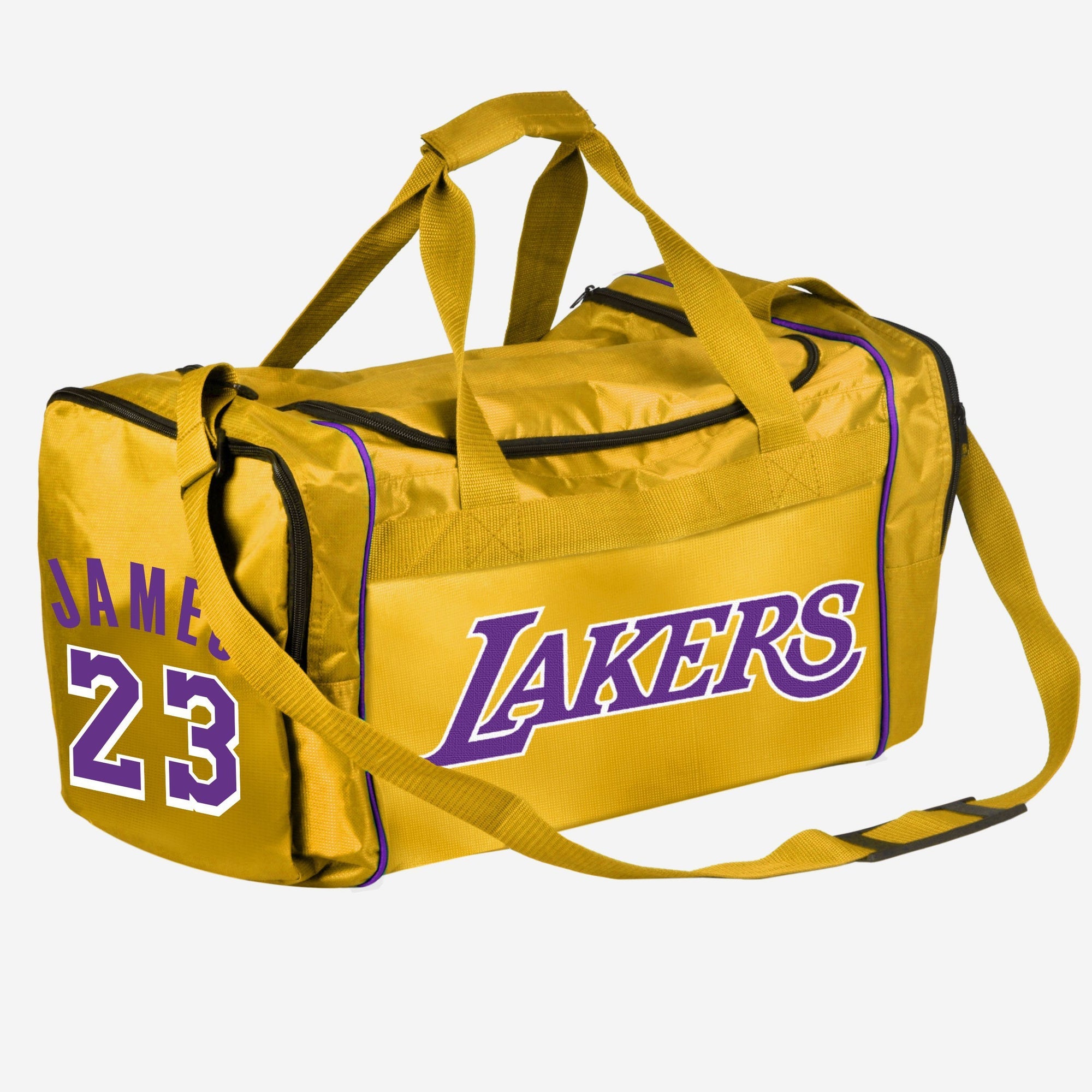 LeBron James Los Angeles Lakers Core Duffle Bag