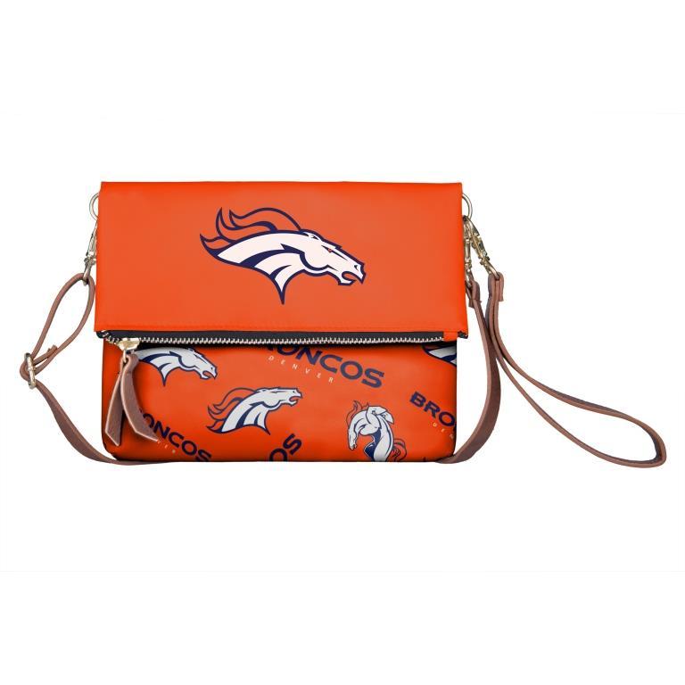 Denver Broncos NFL Printed Collection Foldover Tote Bag