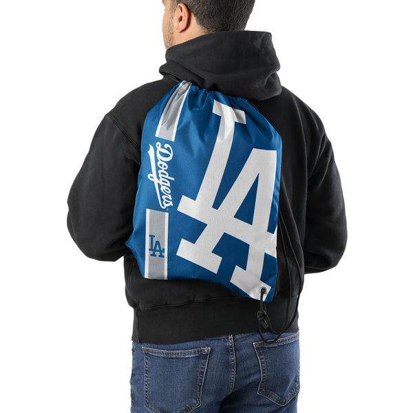 Los Angeles Dodgers MLB Big Logo Drawstring Backpack