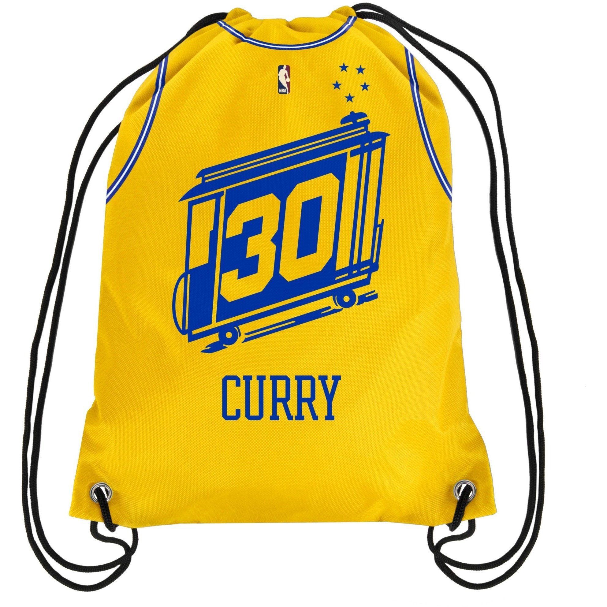 Golden State Warriors S. Curry #30 "The City" Retro Drawstring Backpac
