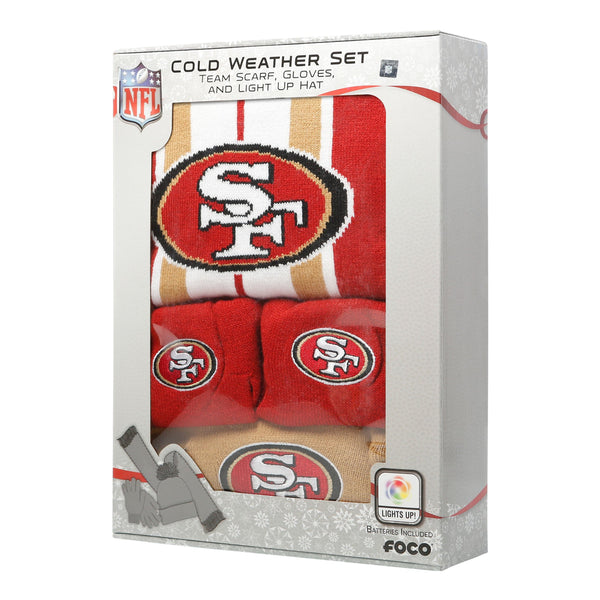 San Francisco 49ers NFL Snow Stealer Cold Weather Set