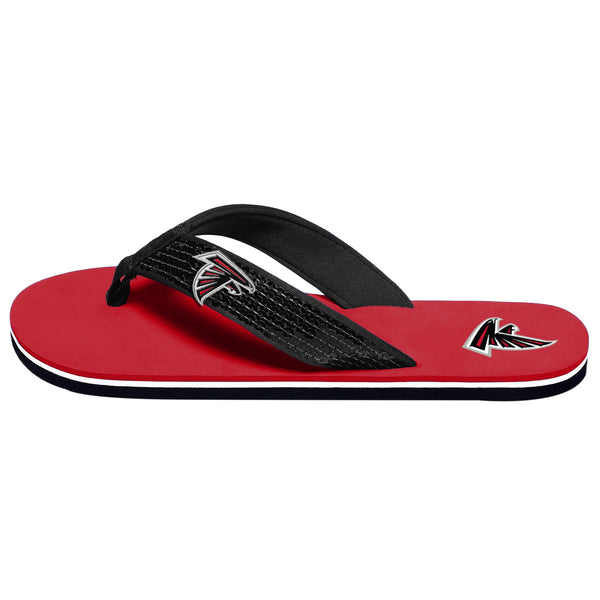 Atlanta Falcons NFL Womens Sequin Flip Flops
