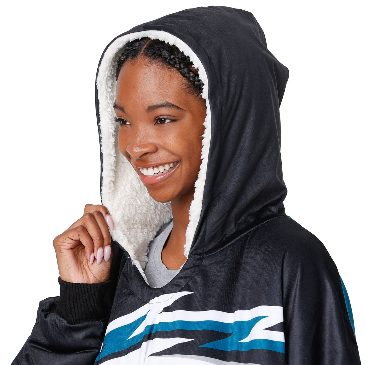 Philadelphia Eagles NFL Reversible Colorblock Hoodeez