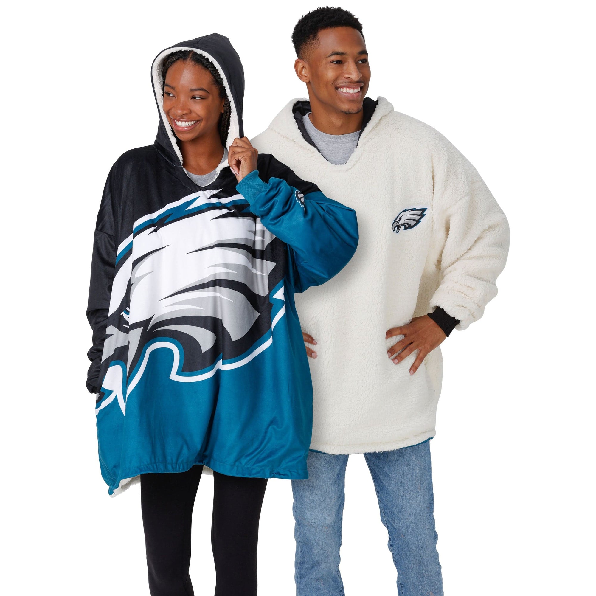 Philadelphia Eagles NFL Reversible Colorblock Hoodeez