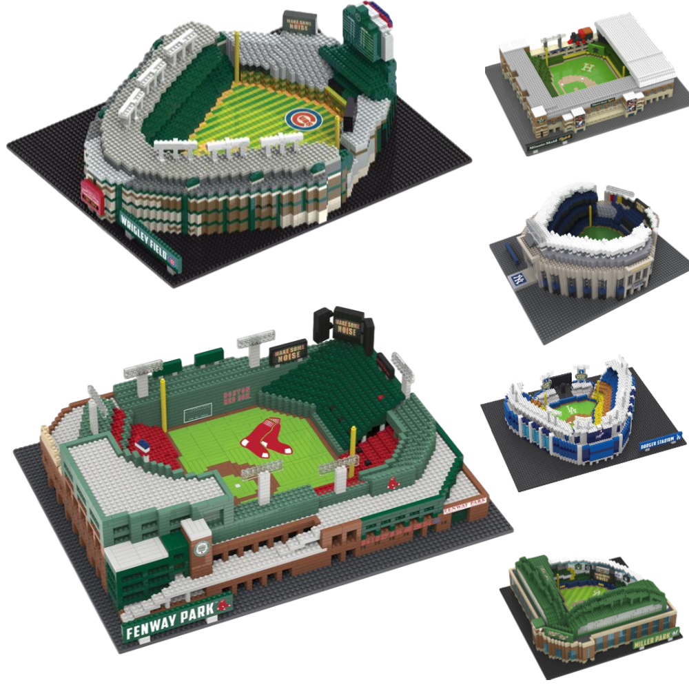 MLB 3D BRXLZ Stadium Blocks Set - Pick Your Team!