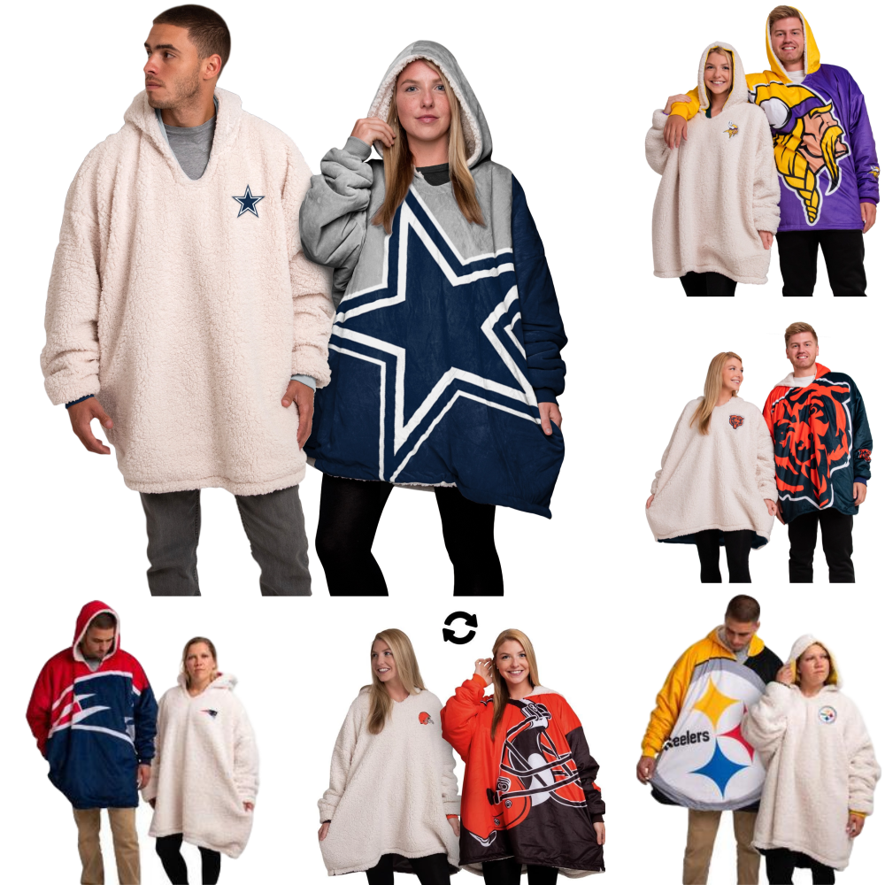 NFL Reversible Colorblock Hoodeez - Pick Your Team!