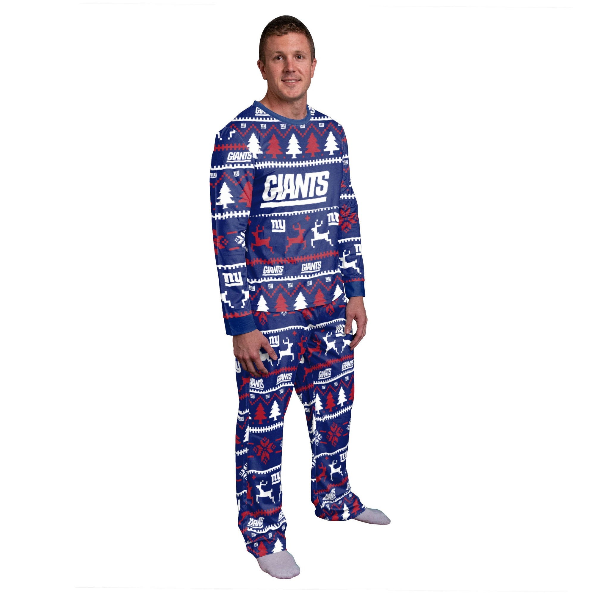 New York Giants NFL Family Holiday Pajamas