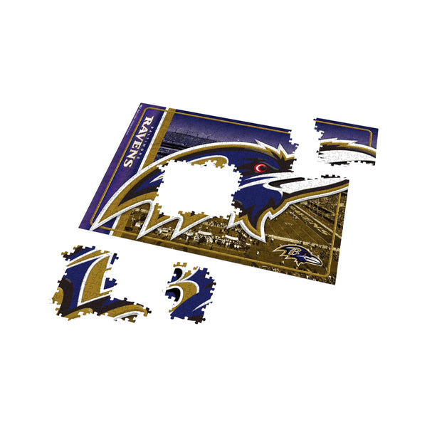 Baltimore Ravens NFL Big Logo 500 Piece Jigsaw Puzzle PZLZ