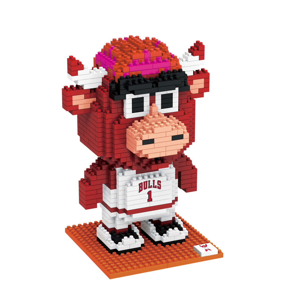 Chicago Bulls NBA Benny the Bull BRXLZ Mascot