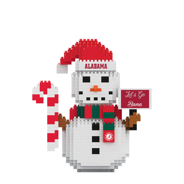 Alabama Crimson Tide NCAA BRXLZ Snowman