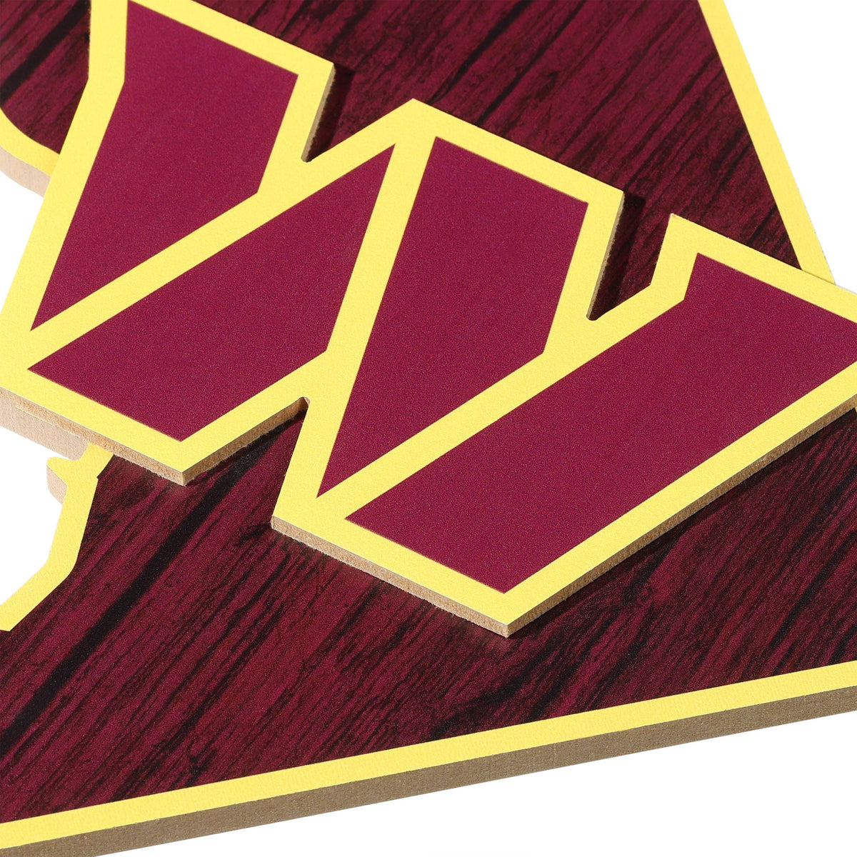 Washington Commanders NFL Wood State Sign