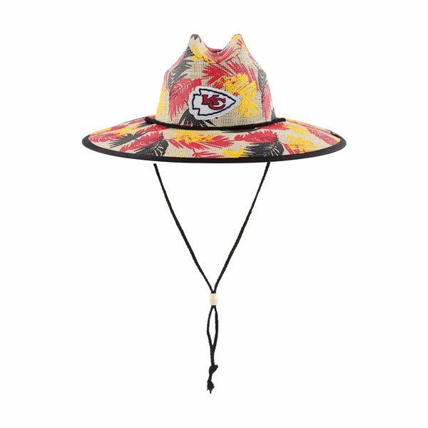 Kansas City Chiefs NFL Floral Printed Straw Hat