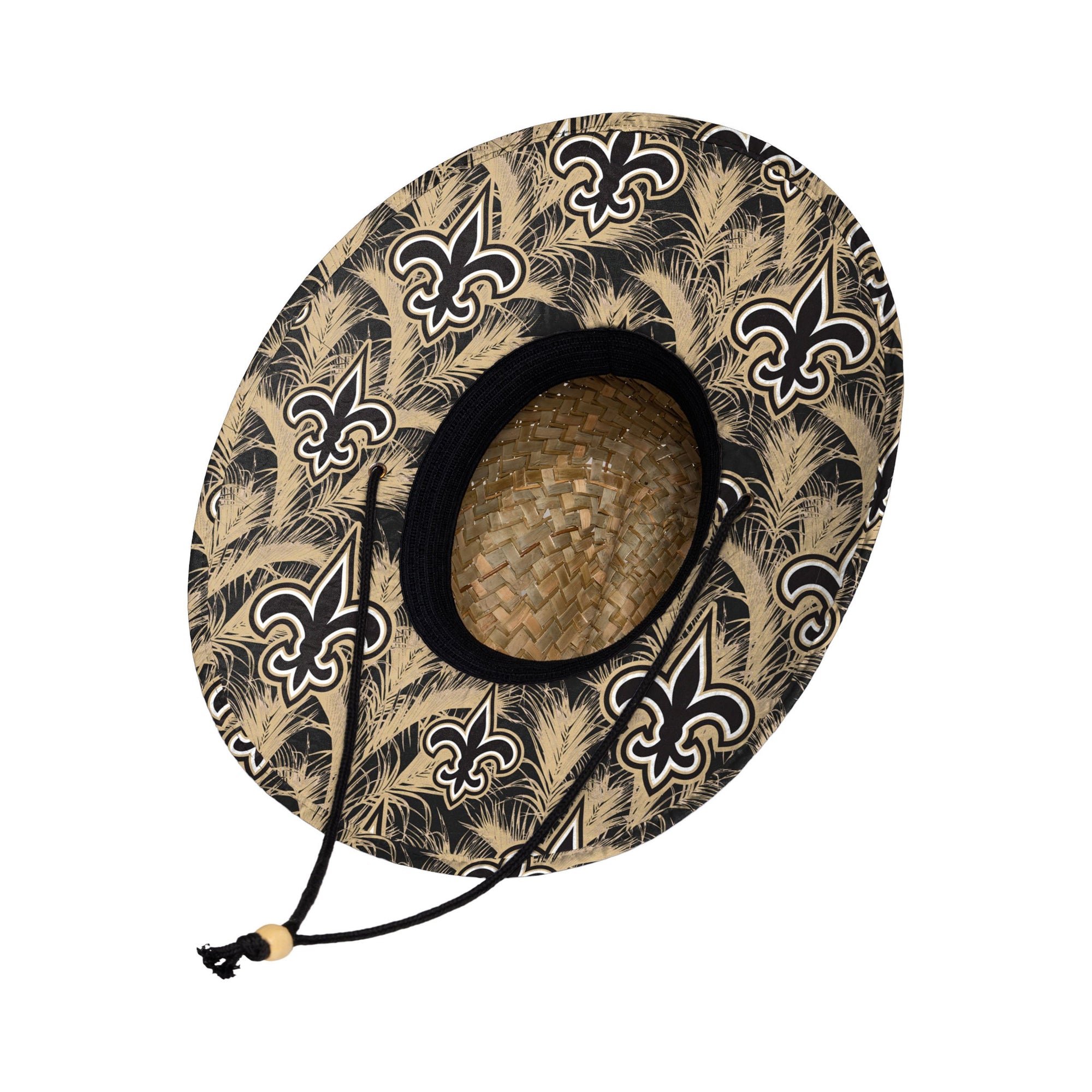 New Orleans Saints NFL Floral Straw Hat