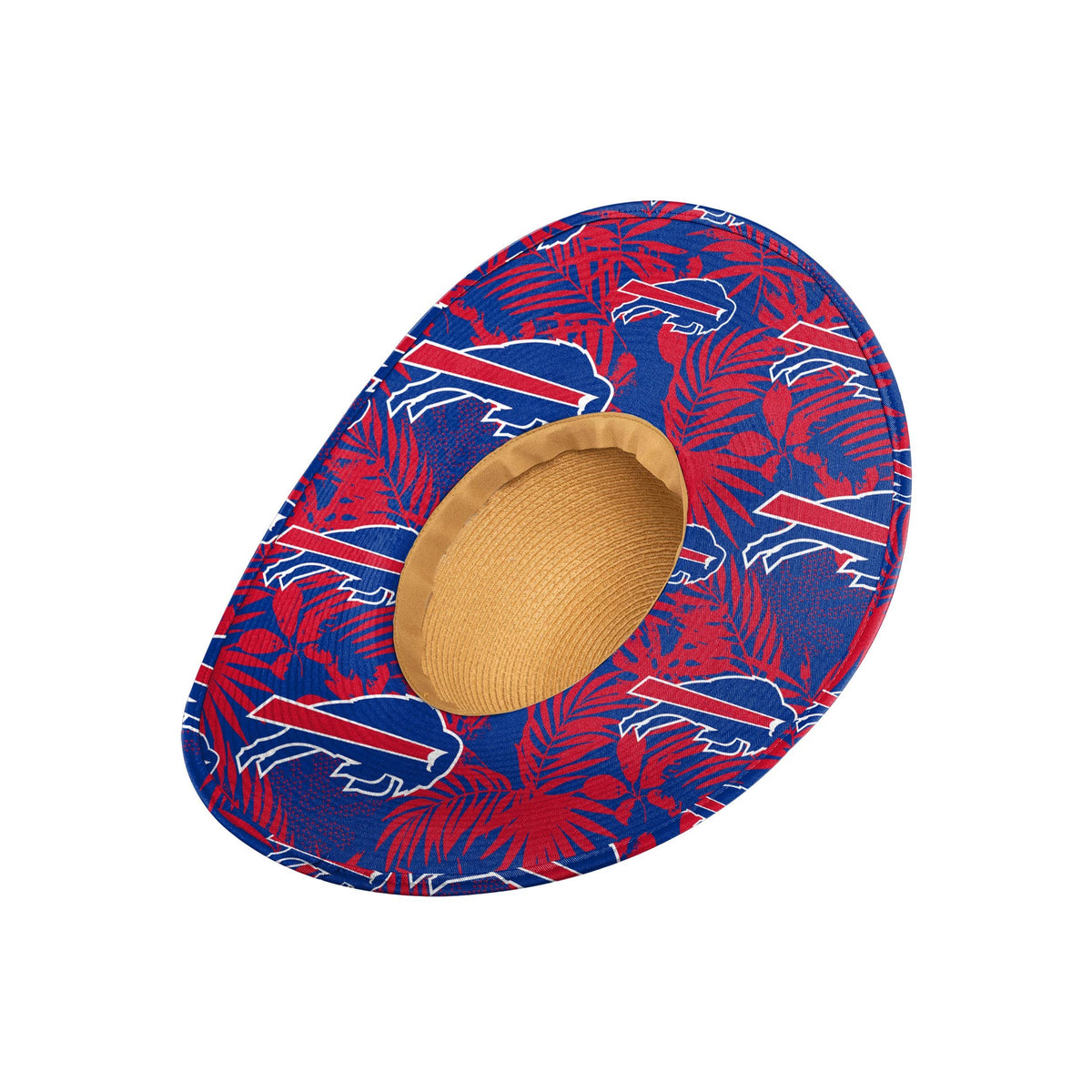Buffalo Bills NFL Womens Floral Straw Hat