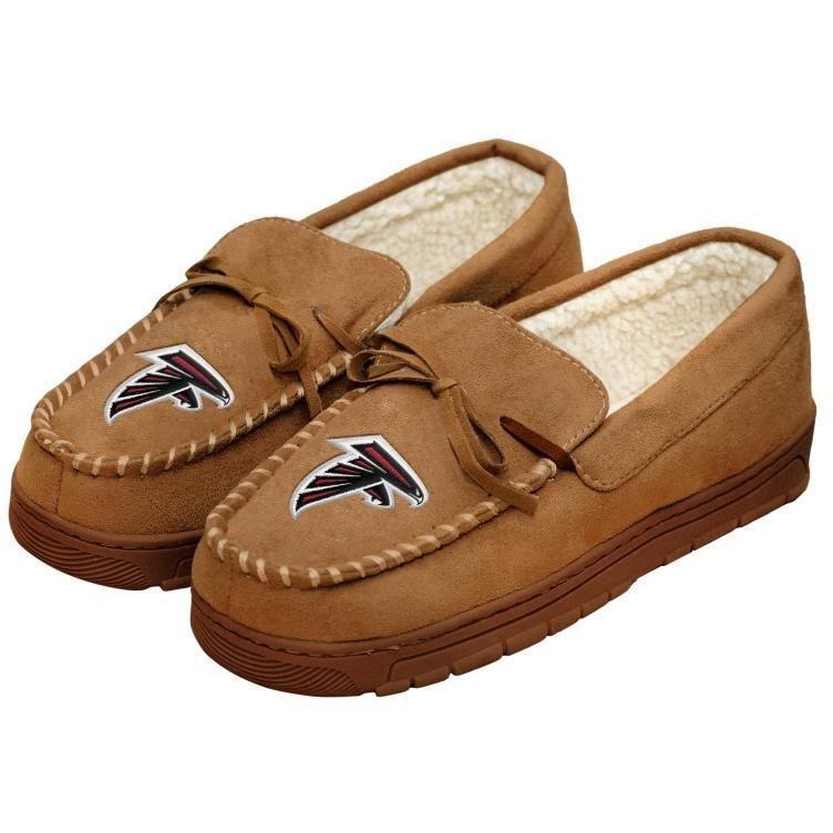 NFL Mens Officially Licensed Moccasin Slippers - Pick Your Team ...