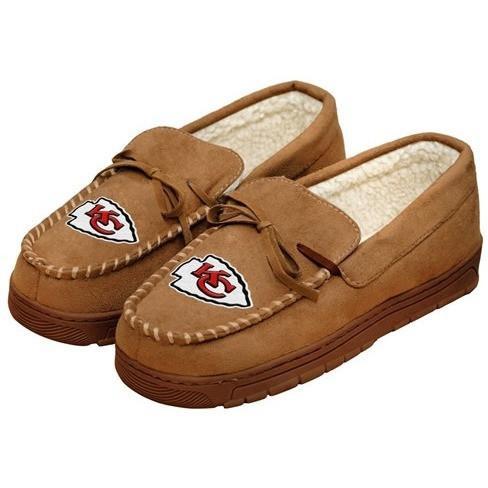 NFL Mens Officially Licensed Moccasin Slippers - Pick Your Team ...