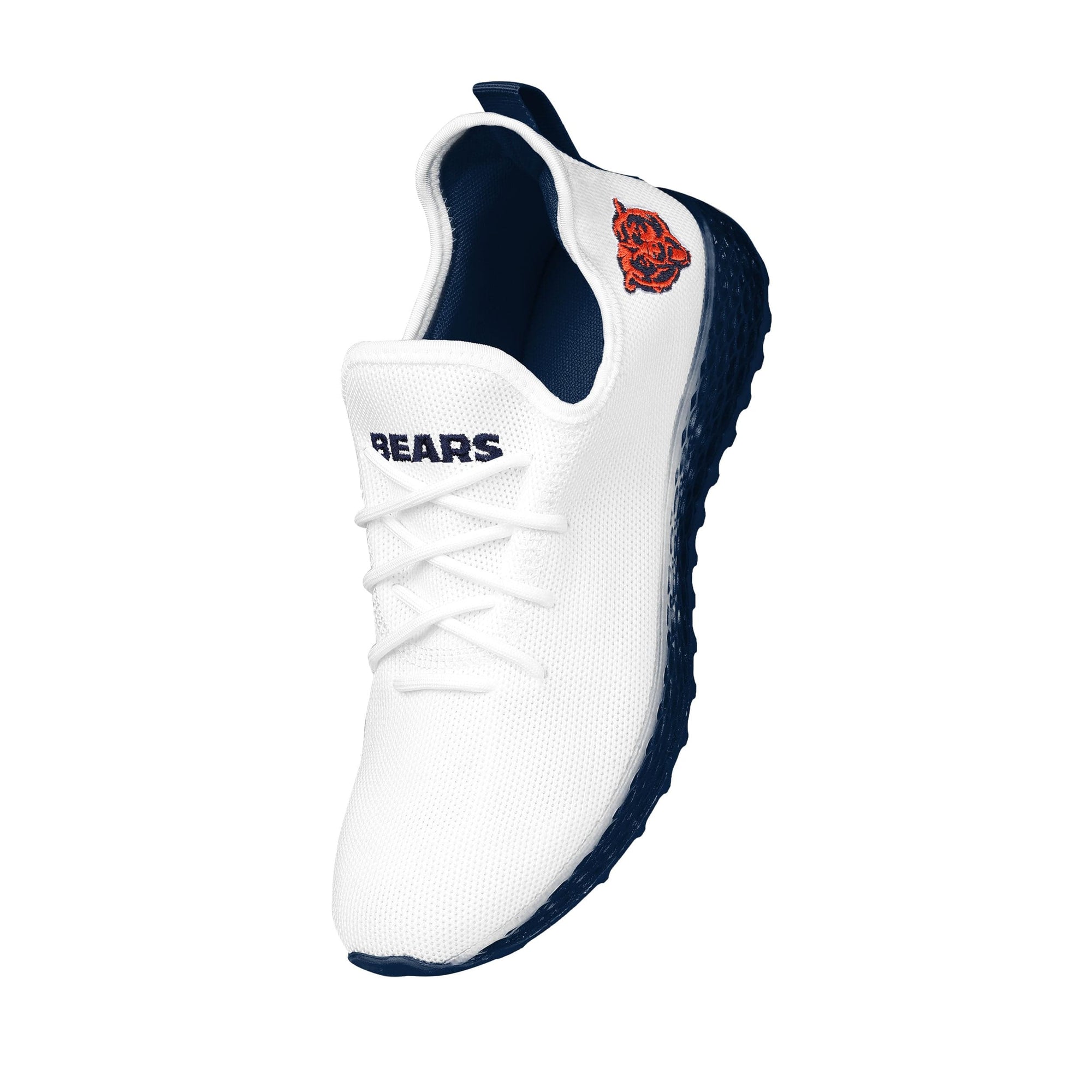 Chicago Bears NFL Mens Gradient Midsole White Sneakers