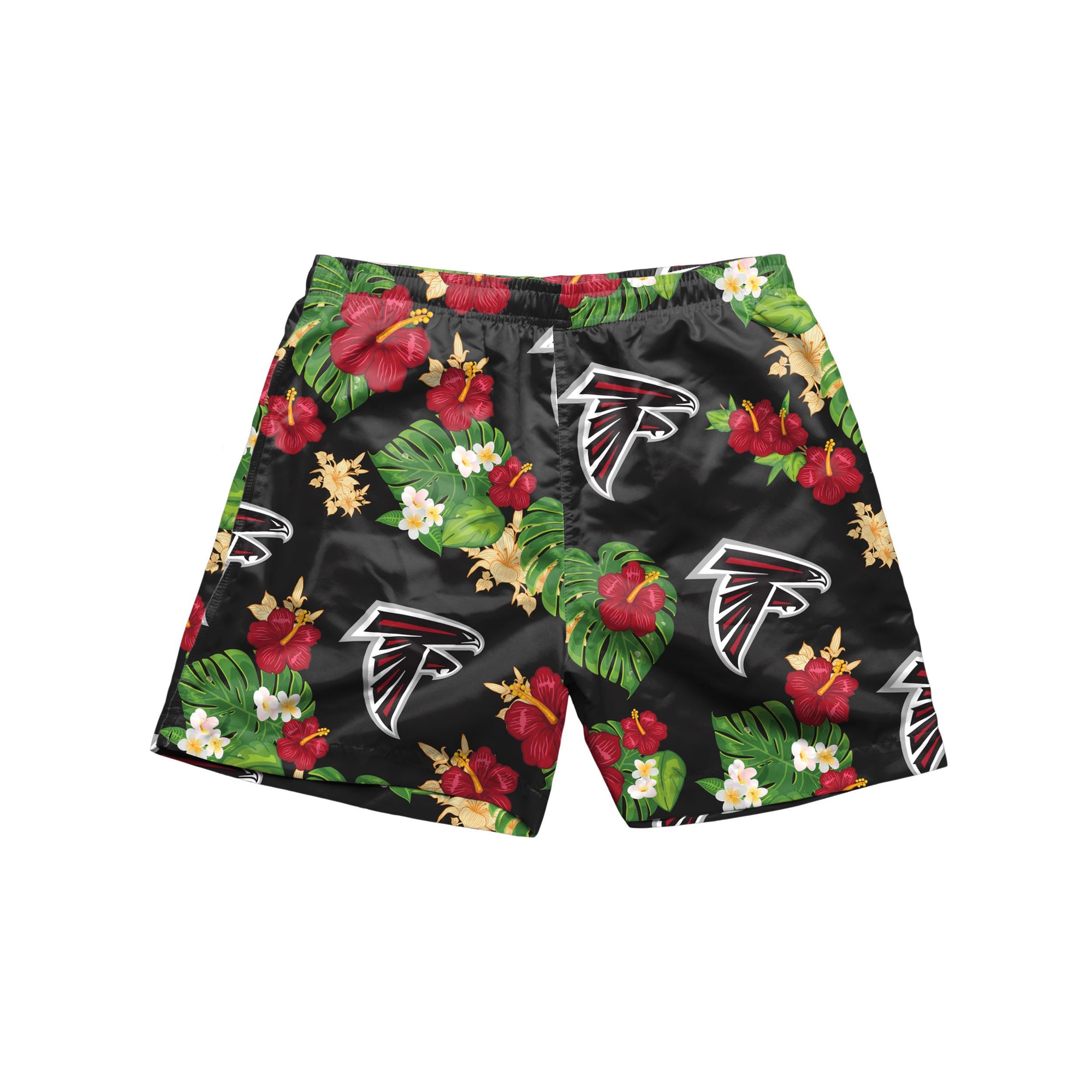 Atlanta Falcons NFL Mens Floral Slim Fit 5.5" Swimming Suit Trunks