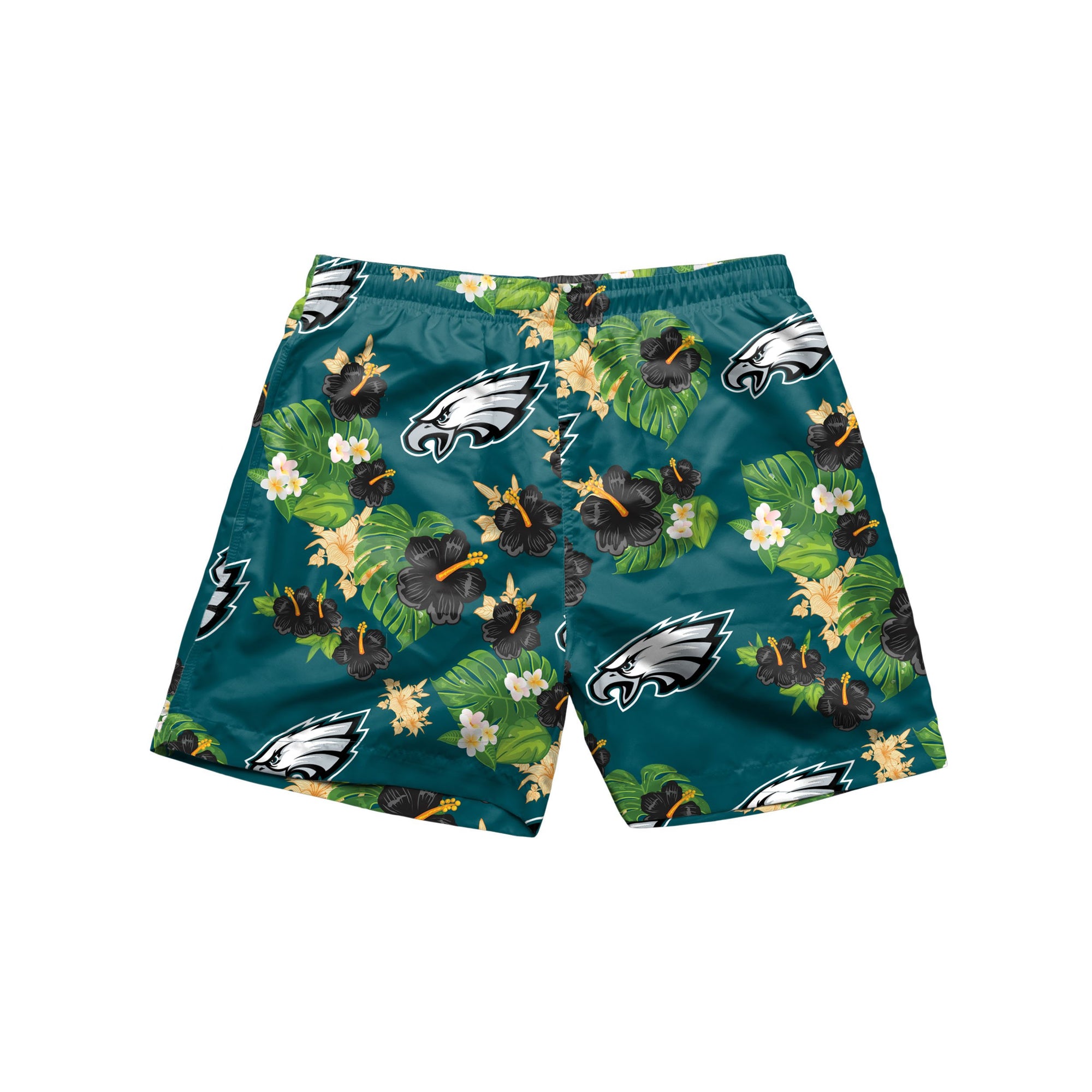 Philadelphia Eagles NFL Mens Floral Slim Fit 5.5" Swimming Suit Trunks