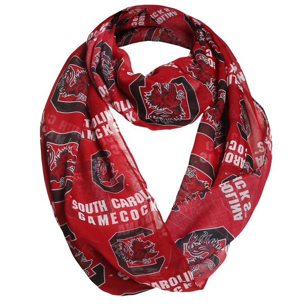 South Carolina Gamecocks NCAA Team Logo Infinity Scarf