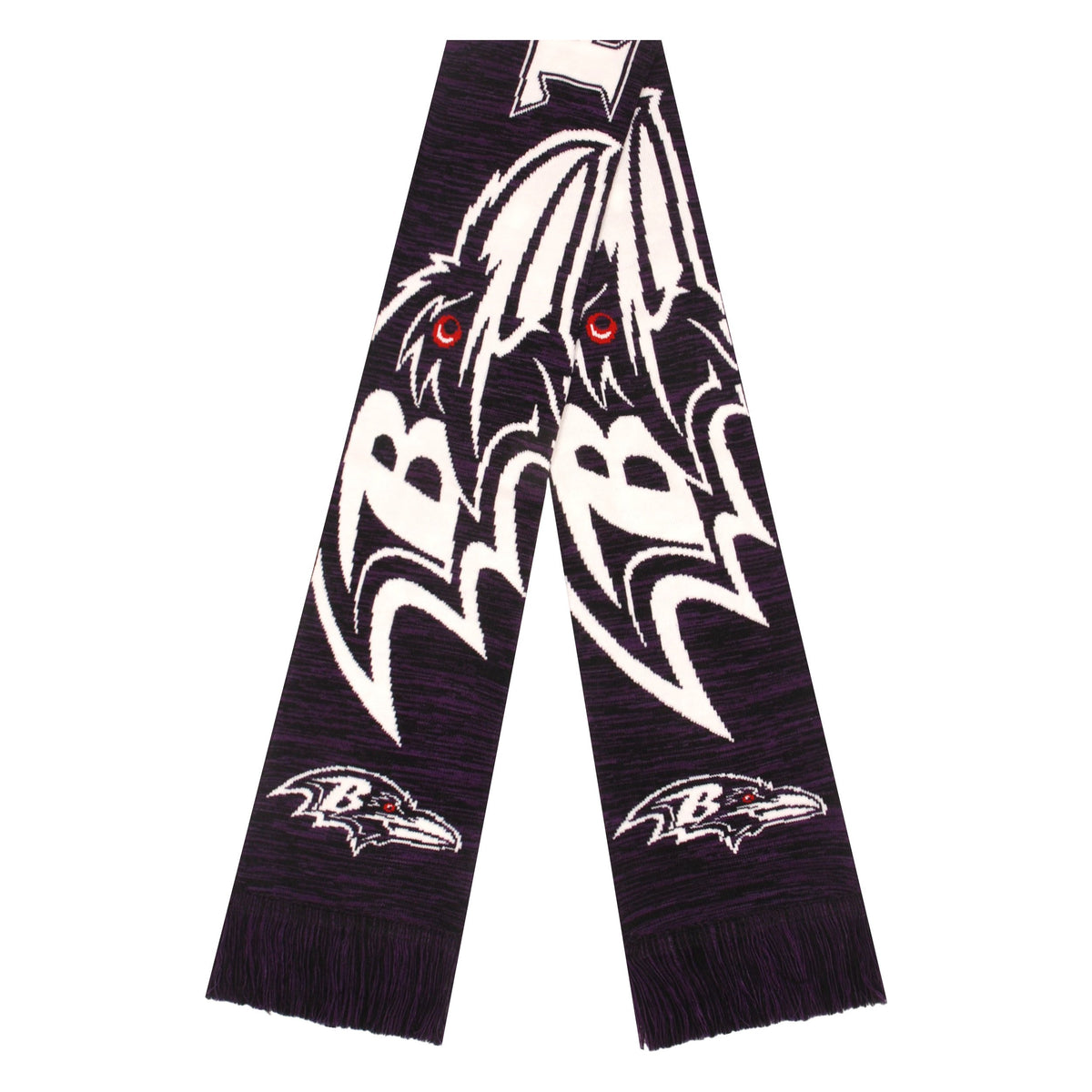 Baltimore Ravens NFL Wordmark Colorblend Scarf