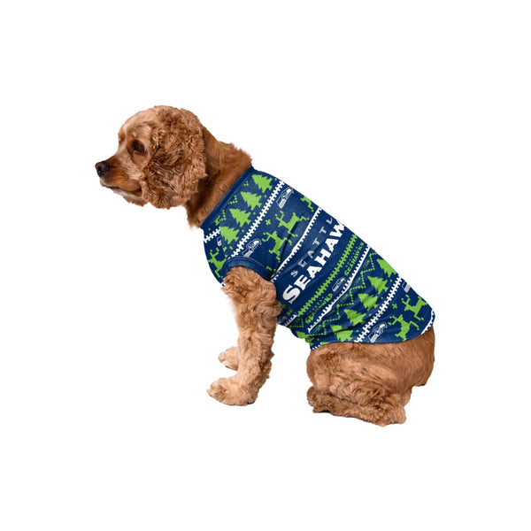 Seattle Seahawks NFL Family Holiday Pajamas