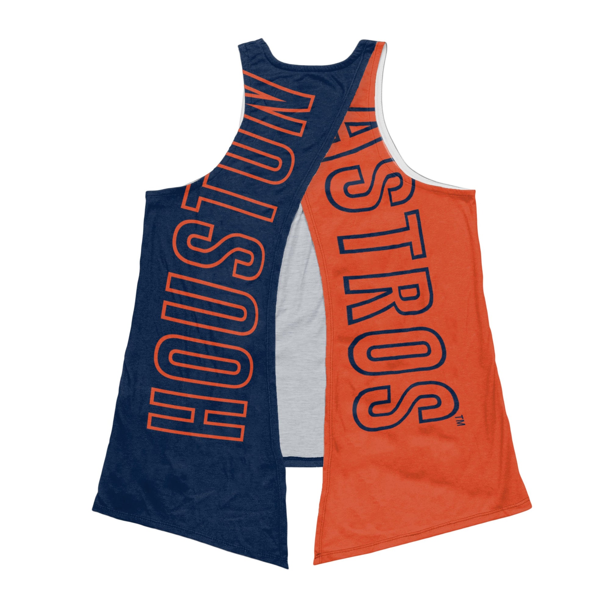Houston Astros MLB Womens Tie-Breaker Sleeveless Top